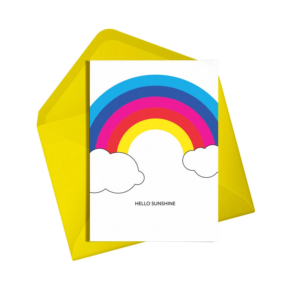 Alphablots Hello Sunshine Rainbow Card | Say It Baby Gifts – Say It Gifts