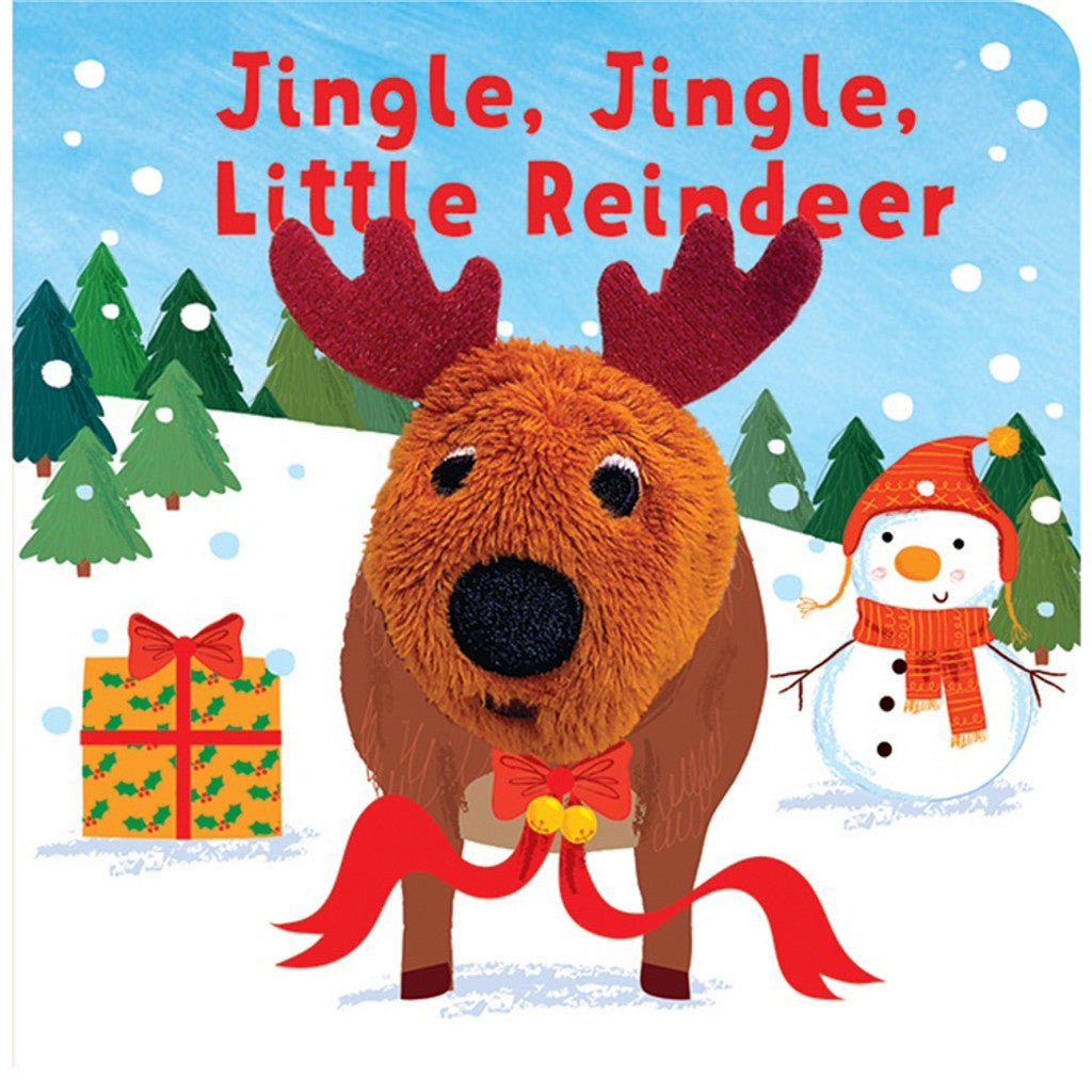 Jingle, Jingle, Little Reindeer Finger Puppet Board Book | Say It Baby ...